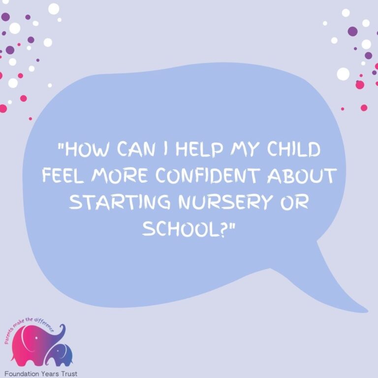 Foundation Years Trust | Tips for Transitioning to Nursery or School